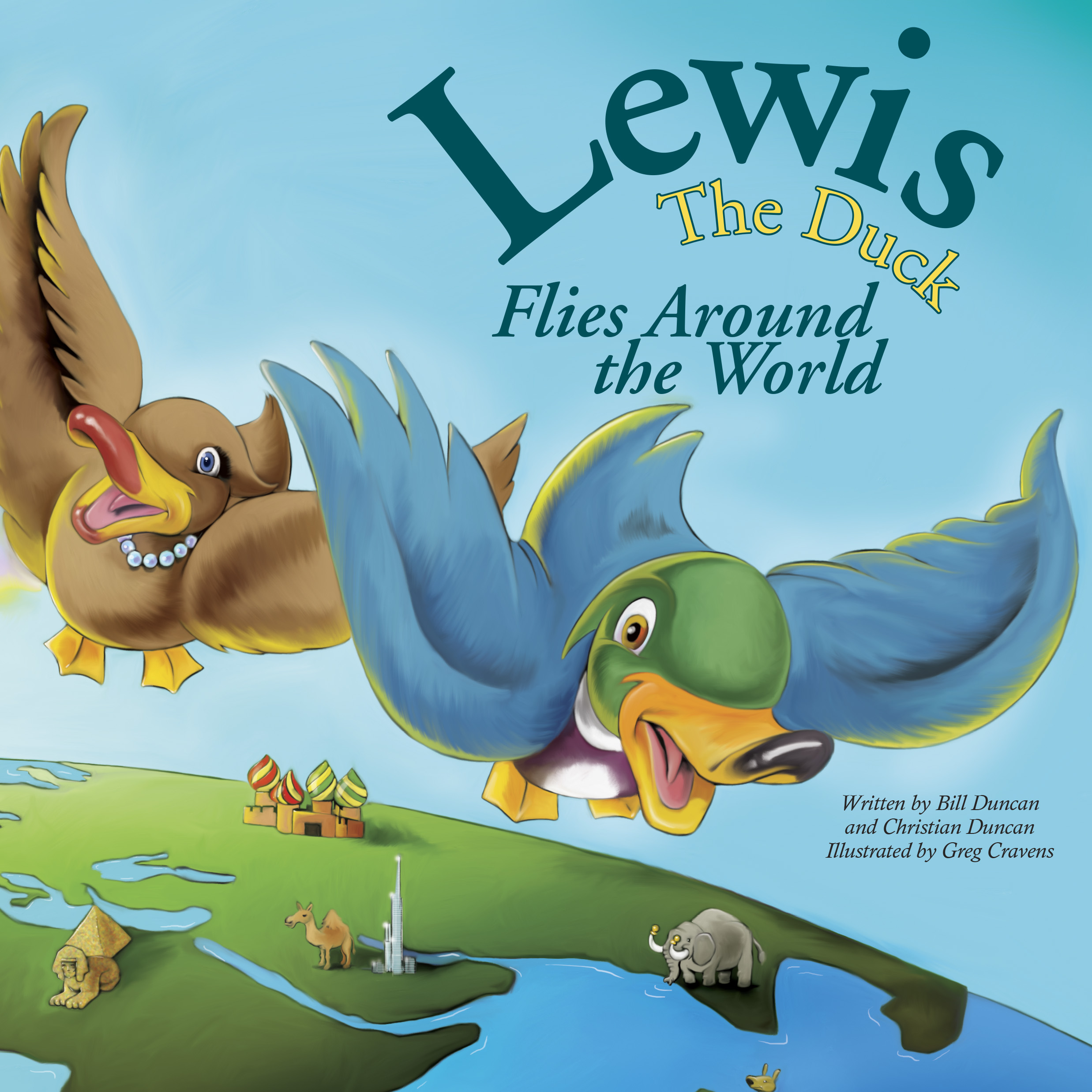 Lewis the Duck Flies Around the World Printables, Classroom Activities ...